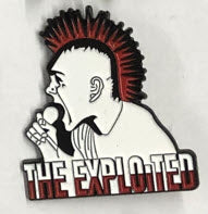 EXPLOITED - WATTY ENAMEL PIN – Headline Records