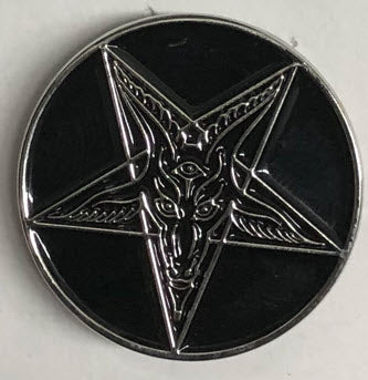 ENAMEL PIN - PENTAGRAM LOGO – Headline Records