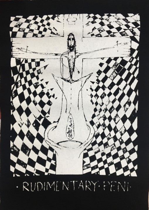 RUDIMENTARY PENI - CRUCIFIED BACK PATCH – Headline Records