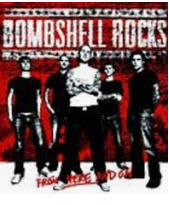 BOMBSHELL ROCKS - FROM HERE AND ON POSTER – Headline Records
