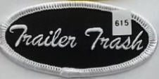 EMBROIDERED PATCH - TRAILER TRASH PATCH – Headline Records