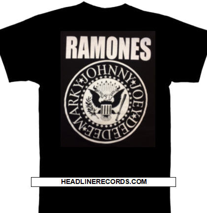 RAMONES - LOGO TEE SHIRT – Headline Records
