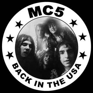 MC5 - BACK IN THE USA BUTTON PIN – Headline Records