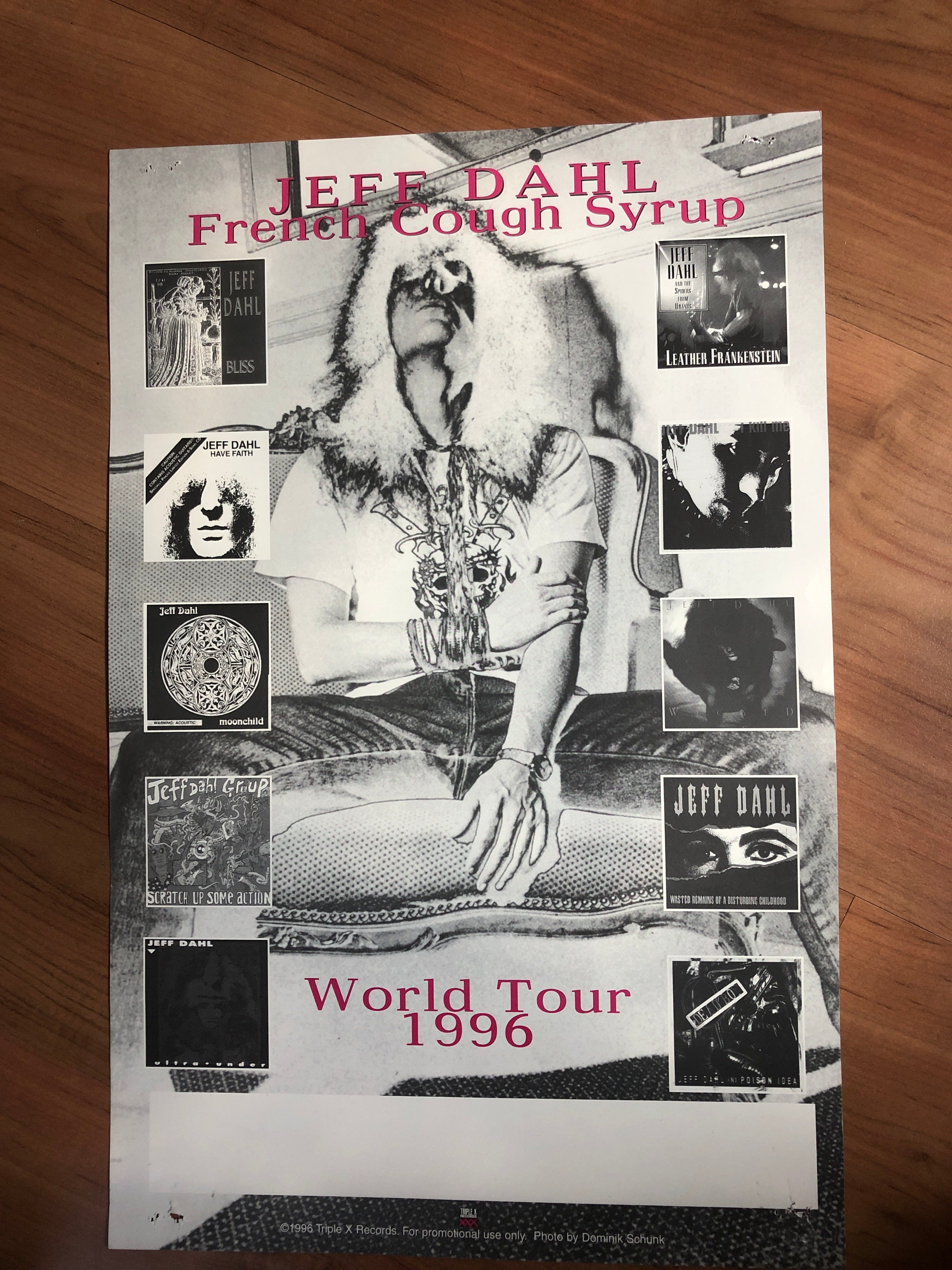 JEFF DAHL - FRENCH COUGH SYRUP POSTER – Headline Records