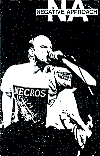 NEGATIVE APPROACH - SINGER BUTTON PIN – Headline Records
