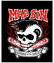 MAD SIN - SURVIVAL OF THE SICKEST BUTTON PIN – Headline Records