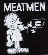 MEATMEN - CARTOON BUTTON PIN – Headline Records