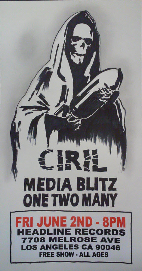 HEADLINE FLYER - CIRIL / MEDIA BLITZ / ONE TWO MANY (COLOR) – Headline ...