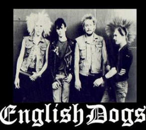 ENGLISH DOGS - BAND PICTURE BUTTON PIN – Headline Records