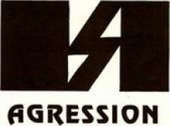 AGRESSION - LOGO BUTTON PIN – Headline Records