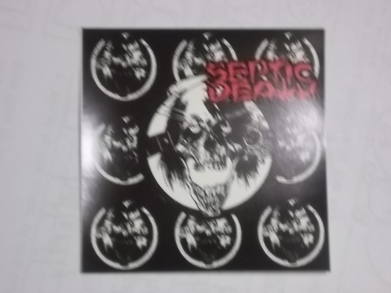 SEPTIC DEATH - SKULLS STICKER – Headline Records