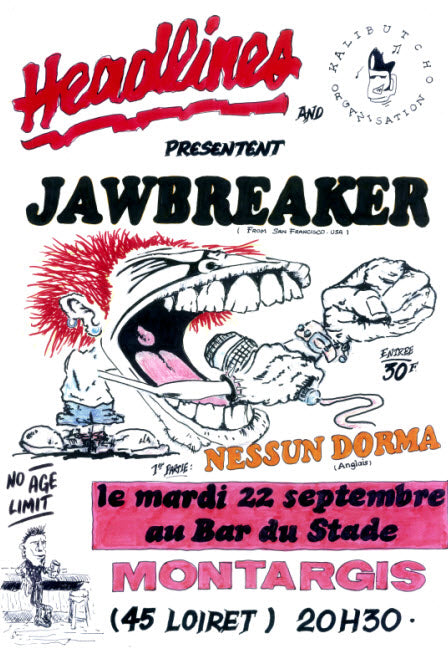 HEADLINE FLYER - JAWBREAKER (COLOR) – Headline Records