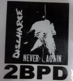 DISCHARGE - NEVER AGAIN BACK PATCH – Headline Records