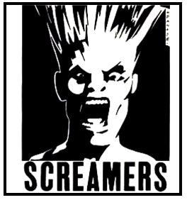 SCREAMERS - LOGO BUTTON PIN – Headline Records