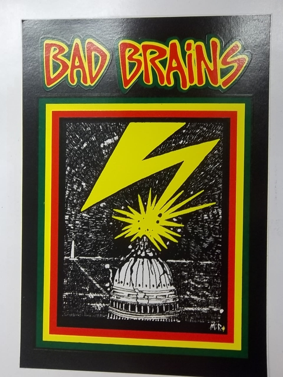 BAD BRAINS - THUNDER STICKER – Headline Records