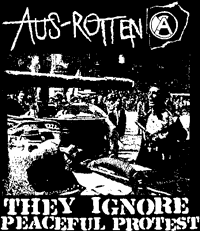AUS ROTTEN - THEY IGNORE BUTTON PIN – Headline Records