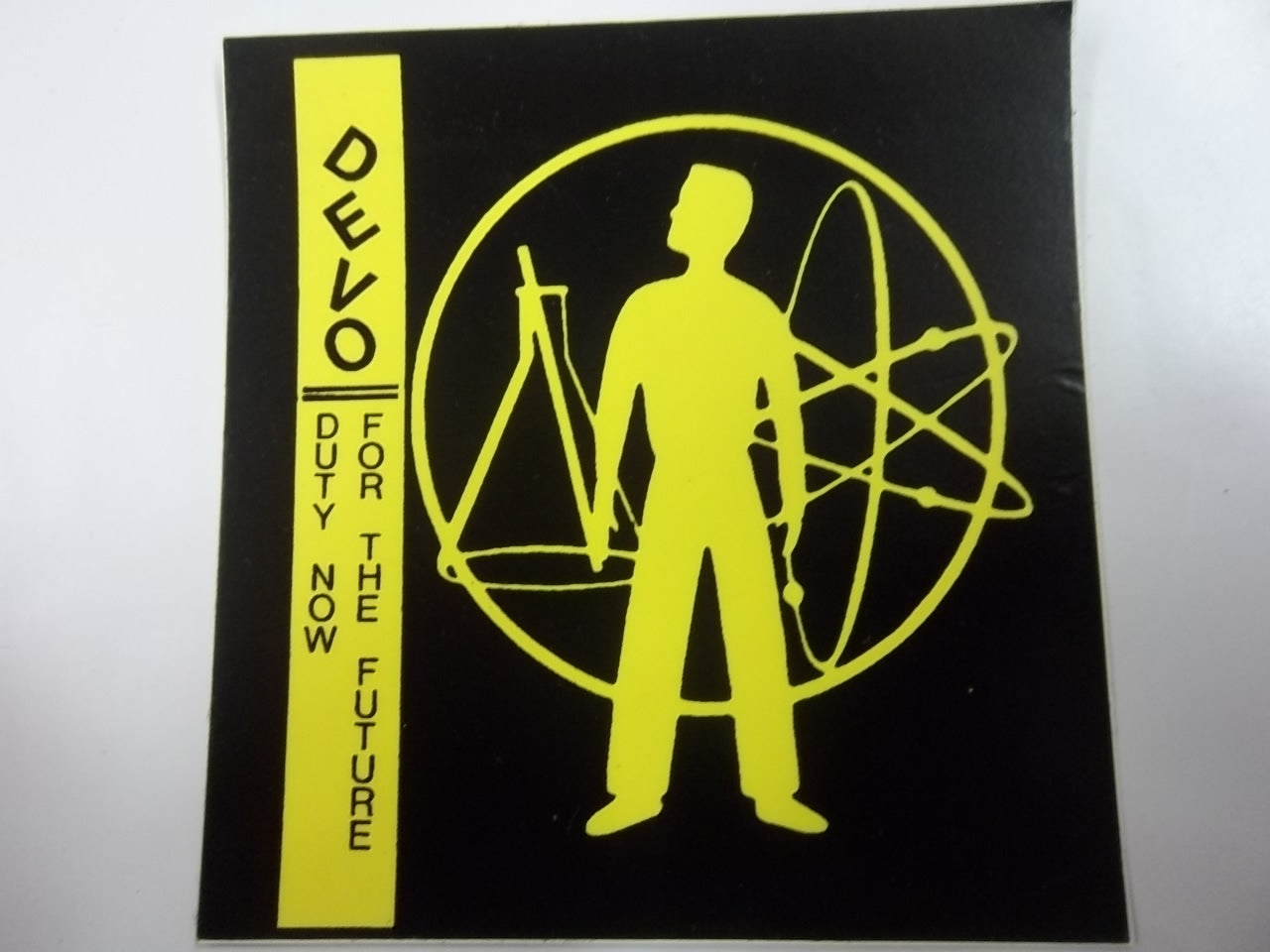 DEVO - DUTY NOW FOR THE FUTURE STICKER – Headline Records