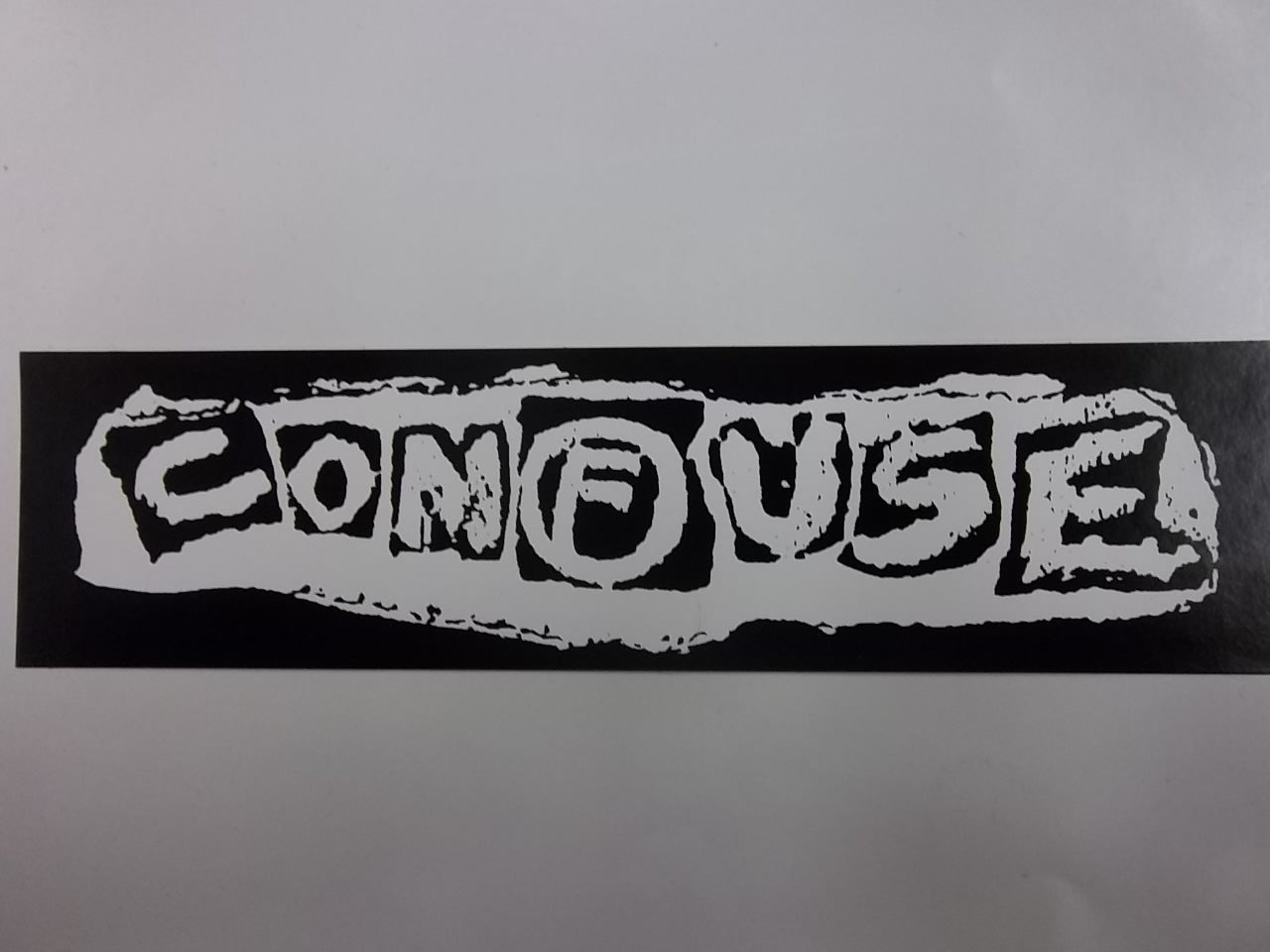 CONFUSE - CONFUSE STICKER – Headline Records