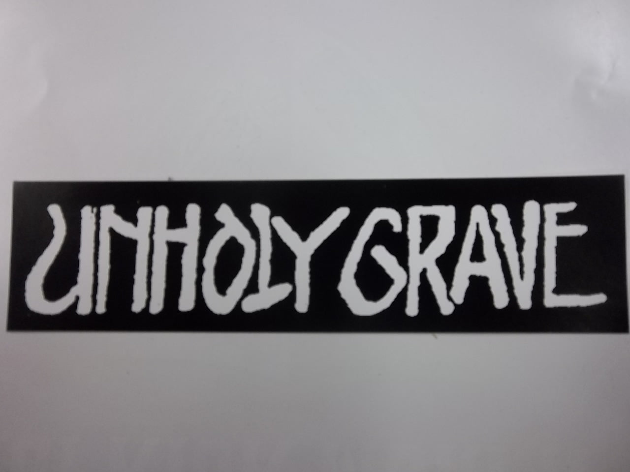 UNHOLY GRAVE - UNHOLY GRAVE STICKER – Headline Records
