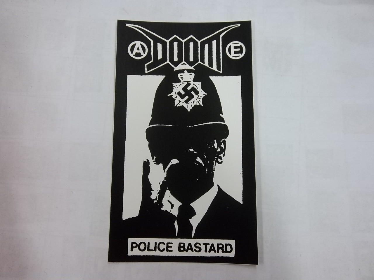 DOOM - POLICE BASTARD STICKER – Headline Records