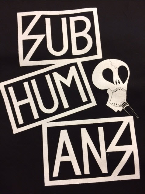SUBHUMANS - SUB HUM ANS BACK PATCH – Headline Records
