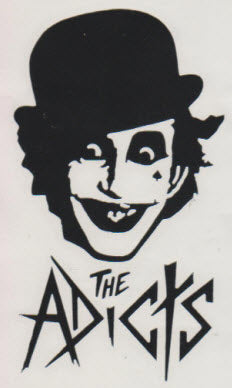 ADICTS - ADICTS WITH MONKEY RUBOFF STICKER – Headline Records