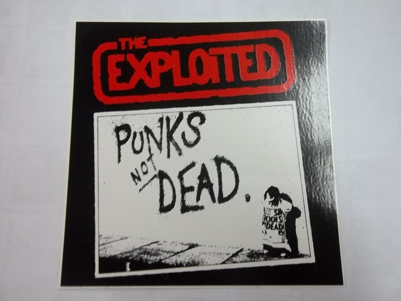 EXPLOITED - PUNKS NOT DEAD STICKER – Headline Records