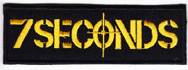 7 Seconds - 7 Seconds Embroidered Patch – Headline Records