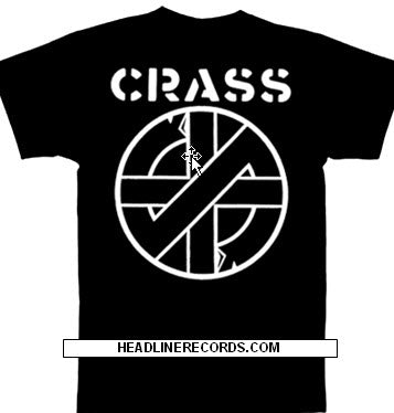 CRASS - LOGO TEE SHIRT – Headline Records