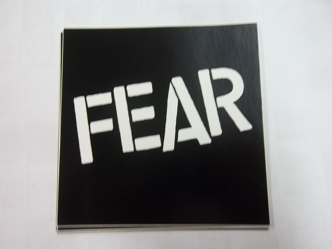 FEAR - FEAR STICKER – Headline Records
