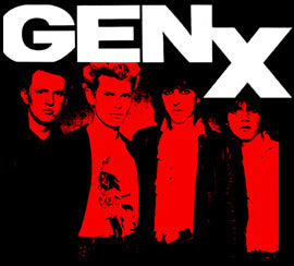 GENERATION X - BAND PICT BUTTON PIN – Headline Records