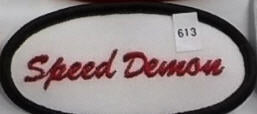 EMBROIDERED PATCH - SPEED DEMON PATCH – Headline Records