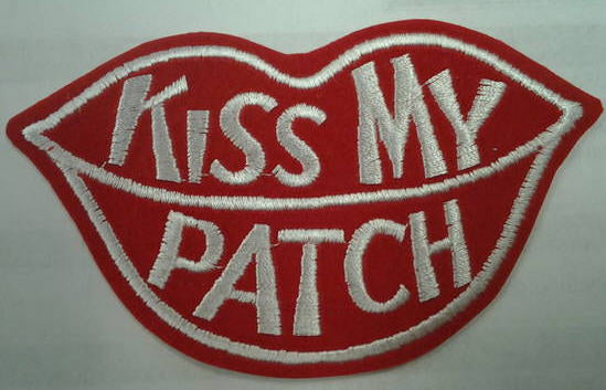 EMBROIDERED PATCH - KISS MY PATCH – Headline Records