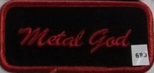 EMBROIDERED PATCH - METAL GOD PATCH – Headline Records