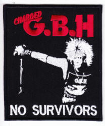 GBH - NO SURVIVOR EMBROIDERED PATCH – Headline Records