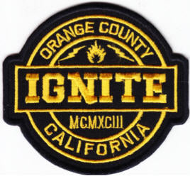 IGNITE - ORANGE COUNTY EMBROIDERED PATCH – Headline Records