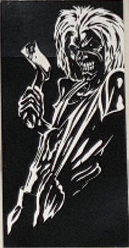 IRON MAIDEN - B/W EDDIE STICKER – Headline Records