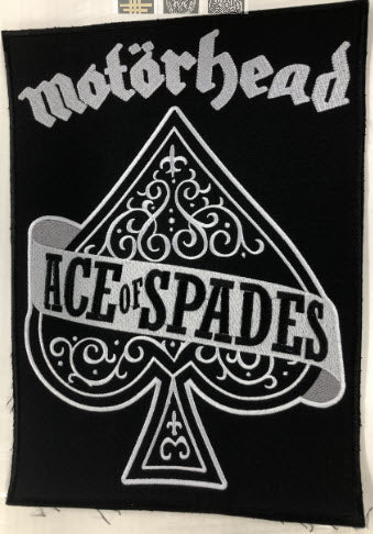 MOTORHEAD - ACE OF SPADES EMBROIDERED BACK PATCH – Headline Records
