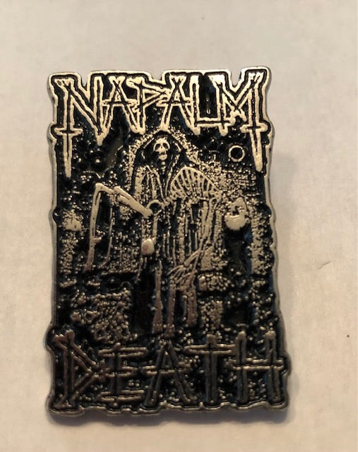 NAPALM DEATH - MASS APPEAL MADNESS METAL PIN – Headline Records