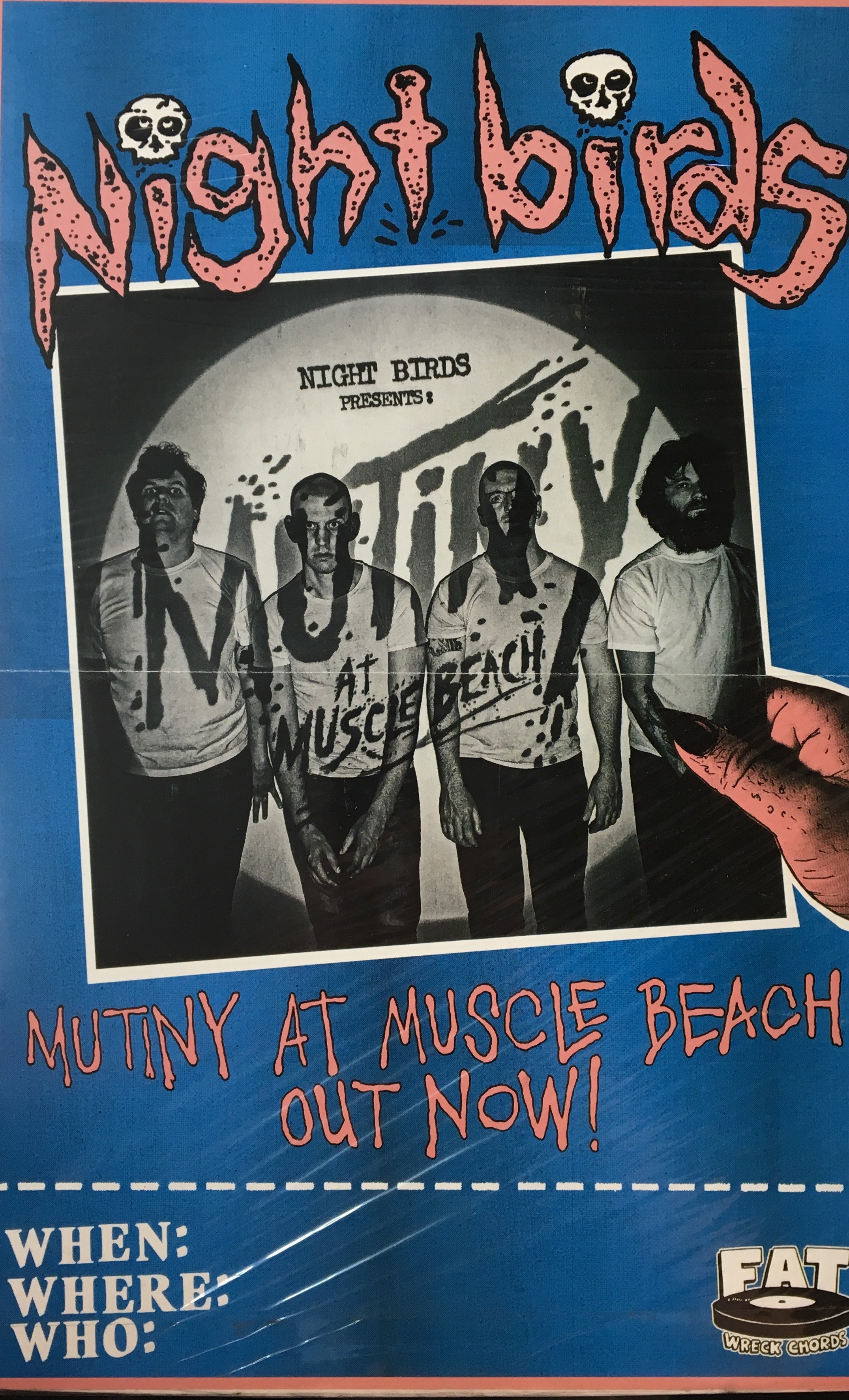 NIGHT BIRDS - MUTINY POSTER – Headline Records