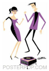 SHAG STICKER - RECORD DANCER STICKER – Headline Records