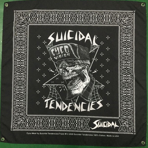 SUICIDAL TENDENCIES - CYCO VISION FLAG BANNER – Headline Records